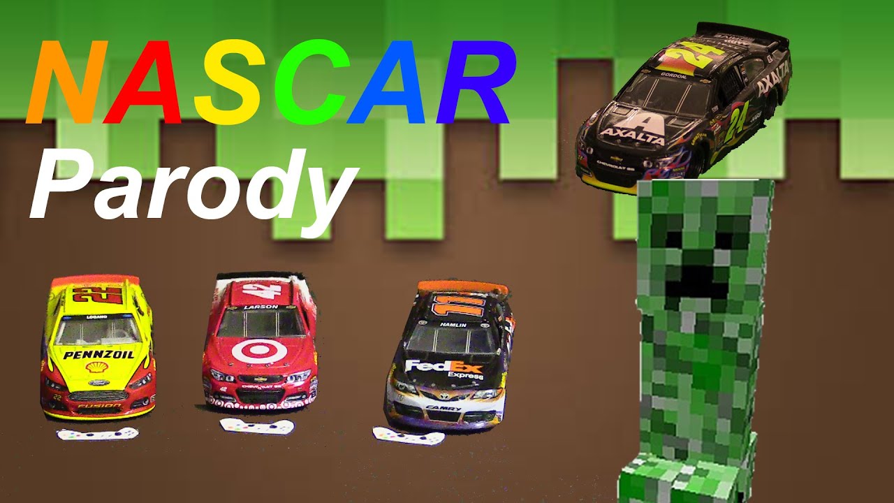 NASCAR Parody: Minecraft 3D - Mr PitBox